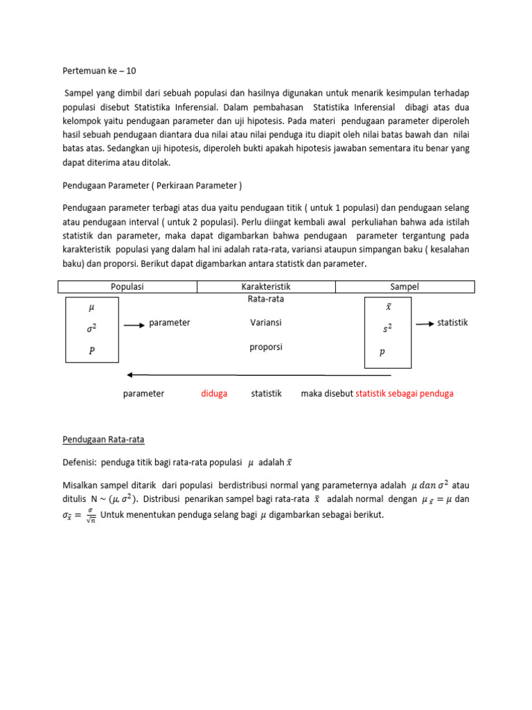 Materi Mke-10 Stat Ke | PDF