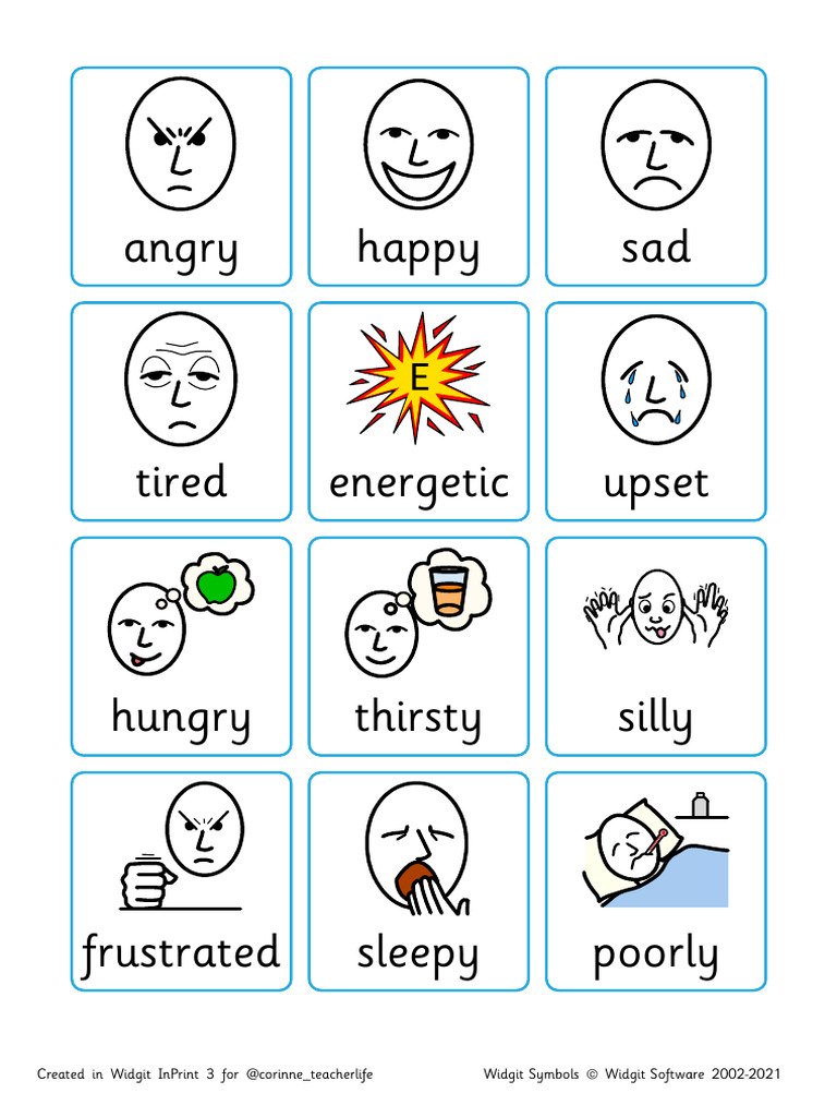 Emotion Cards | PDF