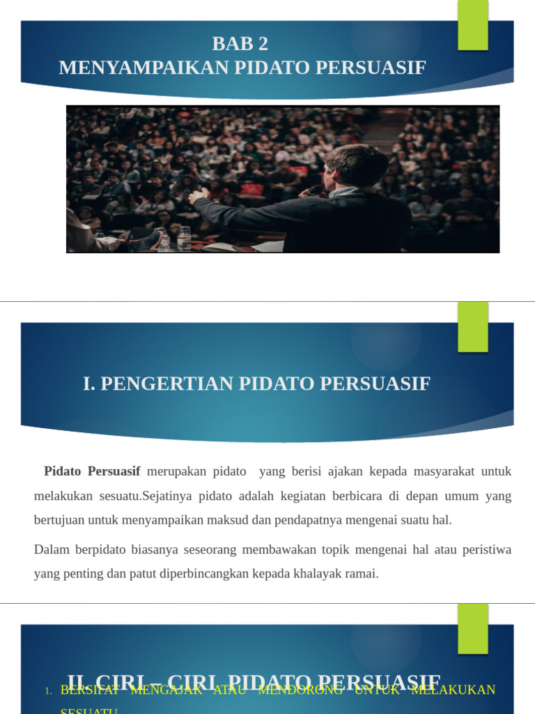 Ppt-Pidato Persuasif | PDF