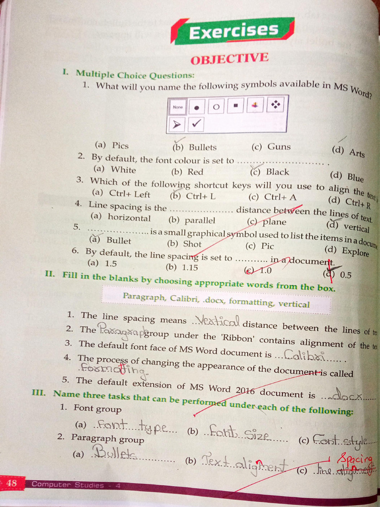 L-3 Formatting A Document (Book Work | PDF | Text | Computing
