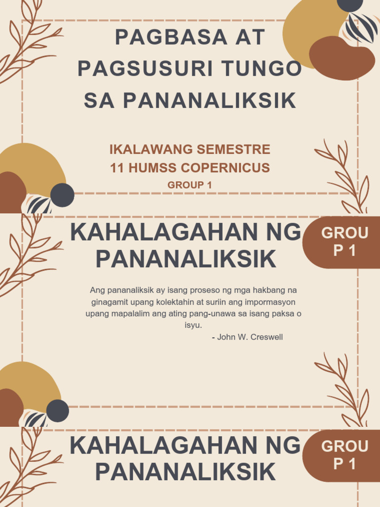 Pagbasa at Pagsusuri Tungo Sa Pananaliksik - 20240509 - 223022 - 0000 ...