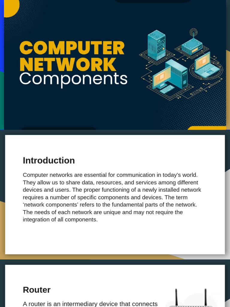 Network Components | PDF