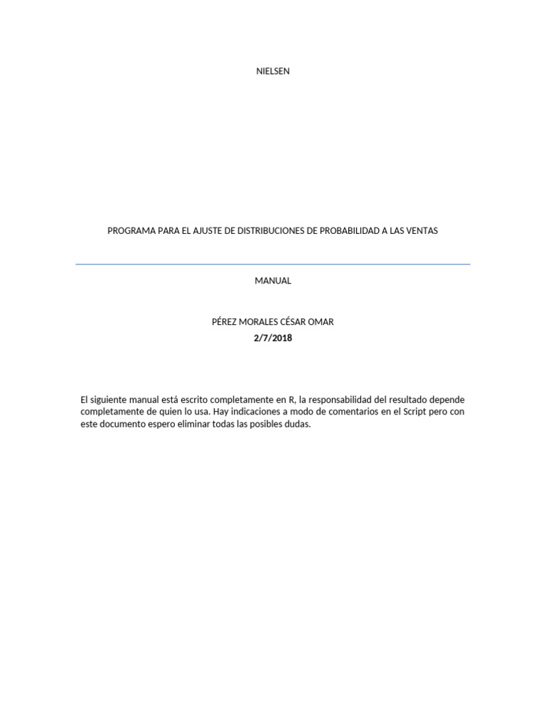 Manual Programa de Ajuste. | PDF