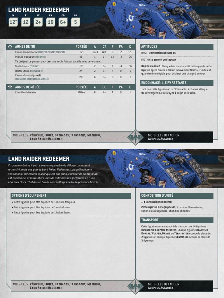Land Raider | PDF
