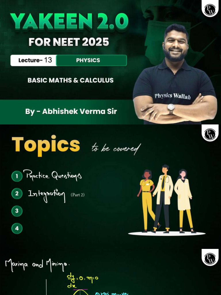 Basic Maths & Calculus Lecture Notes | PDF