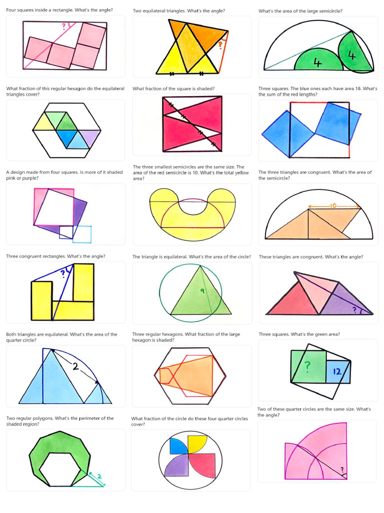 Catriona Shearer Maths Geometry Puzzles | PDF