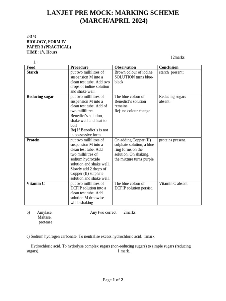 Bio F4 PP3 MS | PDF