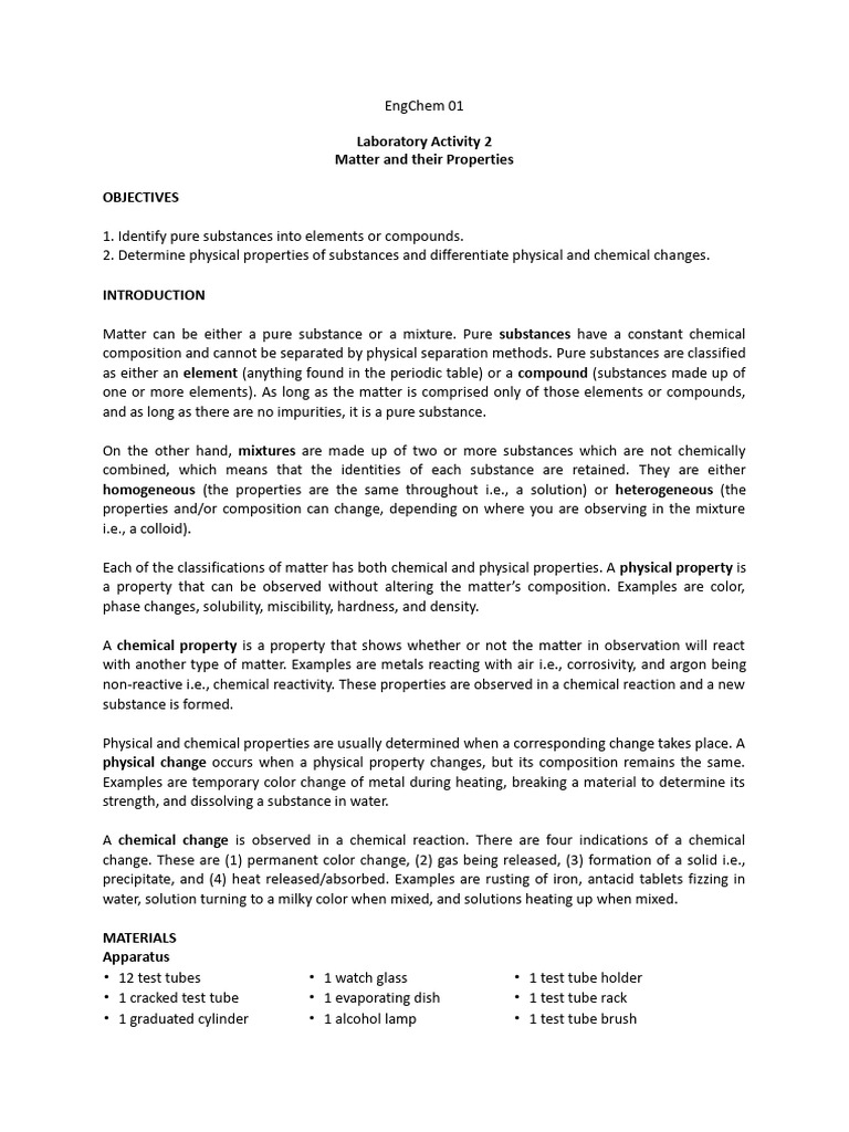 Laboratory Activity 2 | PDF