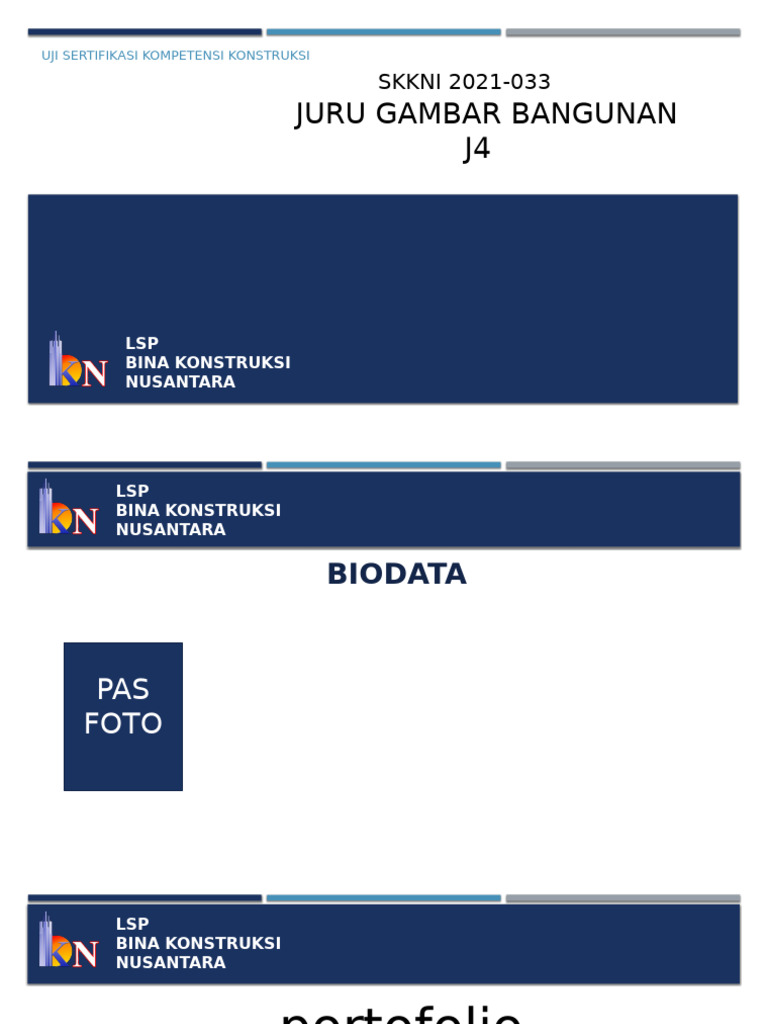 Uji SKK Juru Gambar Bangunan J4 - Skkni 2021-033 | PDF