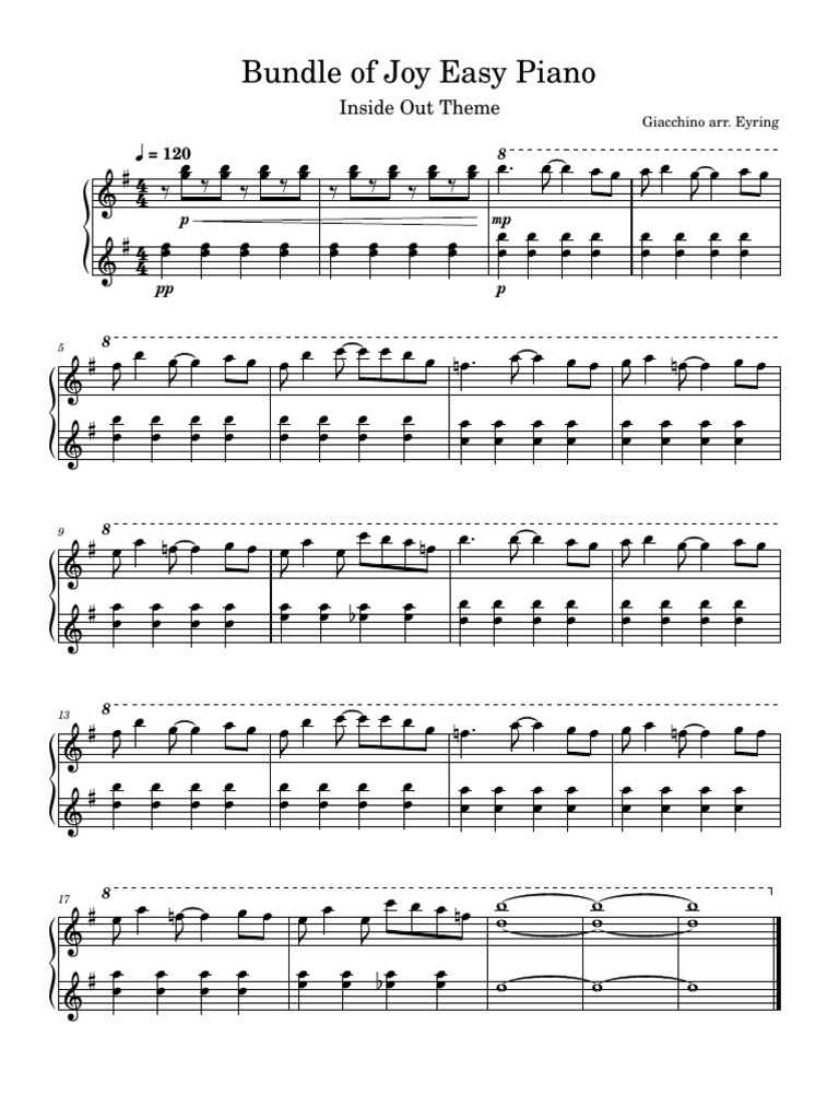 Bundle_of_Joy_-_Inside_Out_Theme_for_Easy_Piano | PDF
