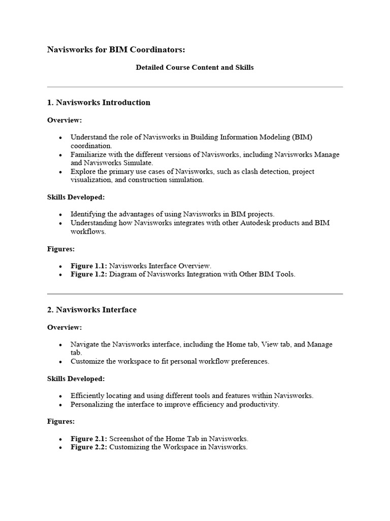 Navisworks for BIM Coordinators | PDF