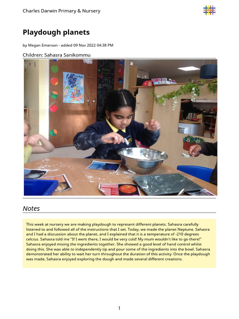 Playdough Planets | PDF