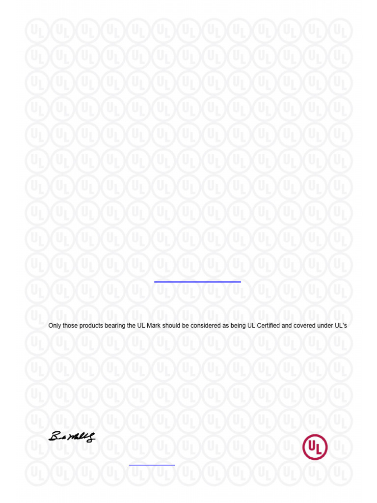 UL certificate for FMC -Certificate of Compliance | PDF