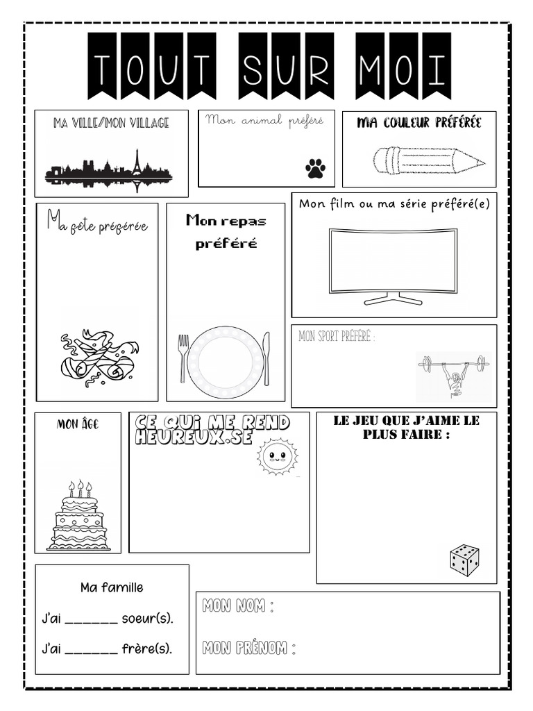 Présentation - Tout Sur Moi | PDF