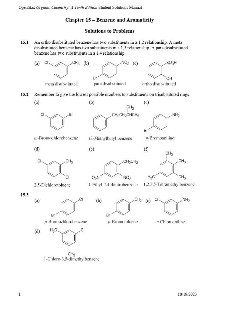 OrganicChemistry10e SSM Ch15 | PDF