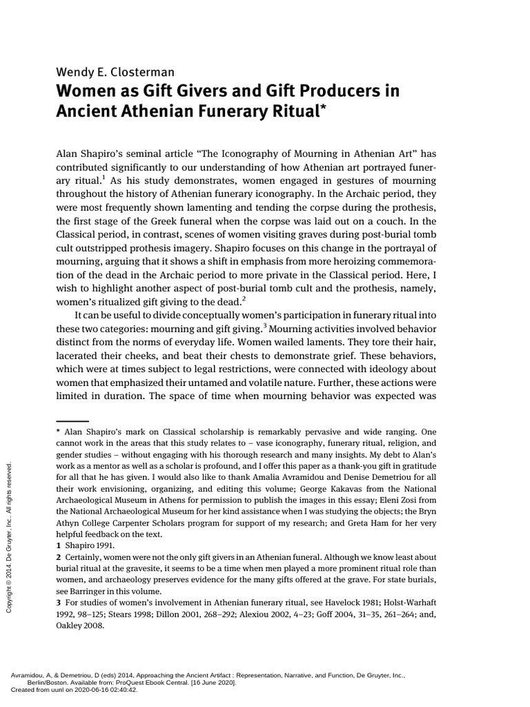 Closterman Artifact | PDF
