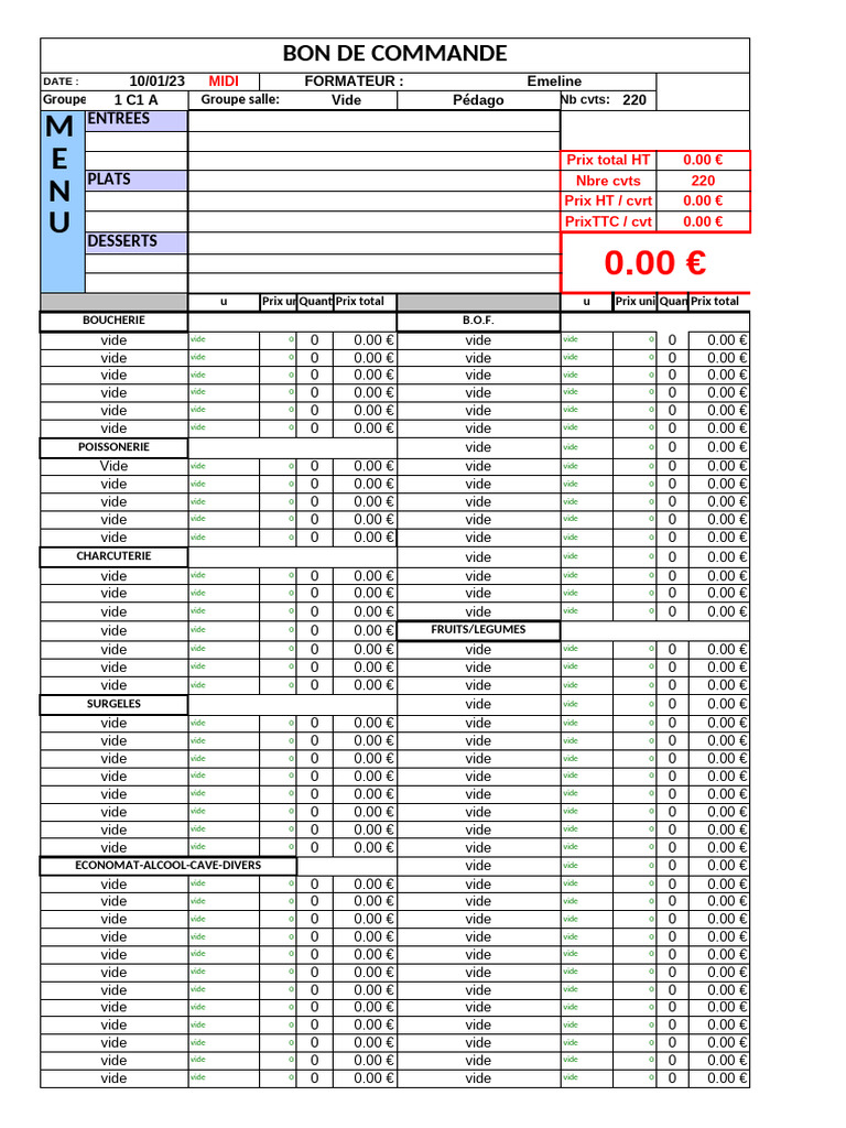 Bon de Commande | PDF