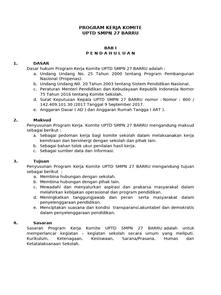 PROGRAM_KERJA_KOMITE_SMP_NEGERI_2_DOKO_B | PDF