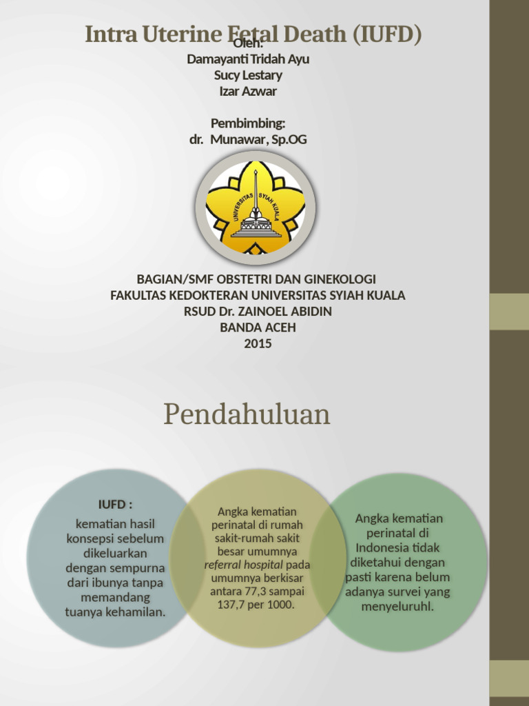 Laporan Kasus IUFD | PDF