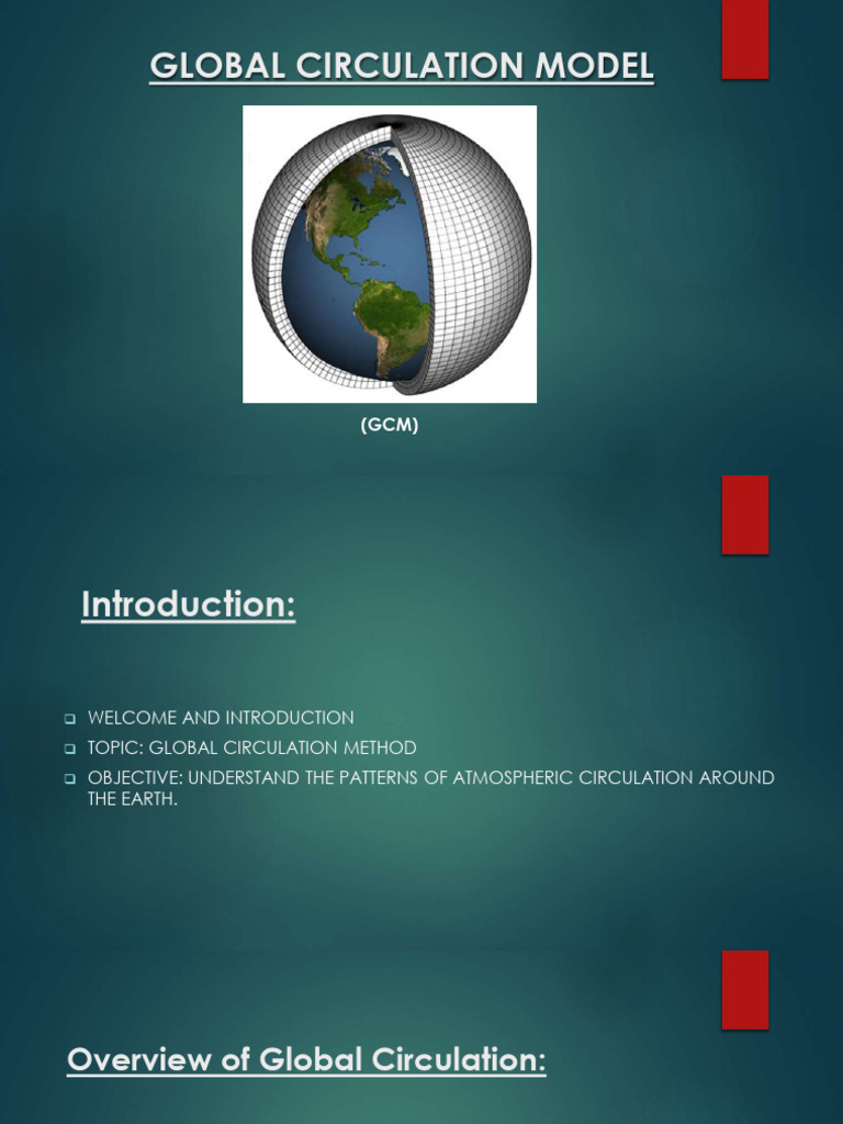 Global Circulation Model | PDF