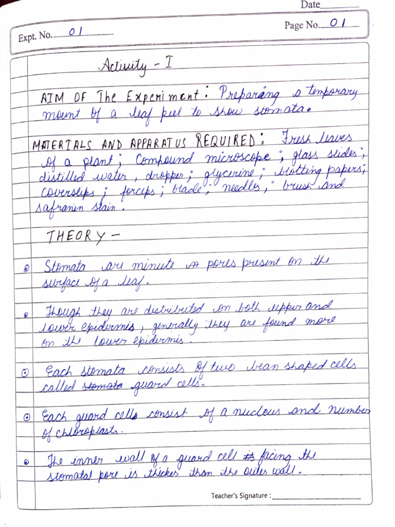 bio practical ---- | PDF