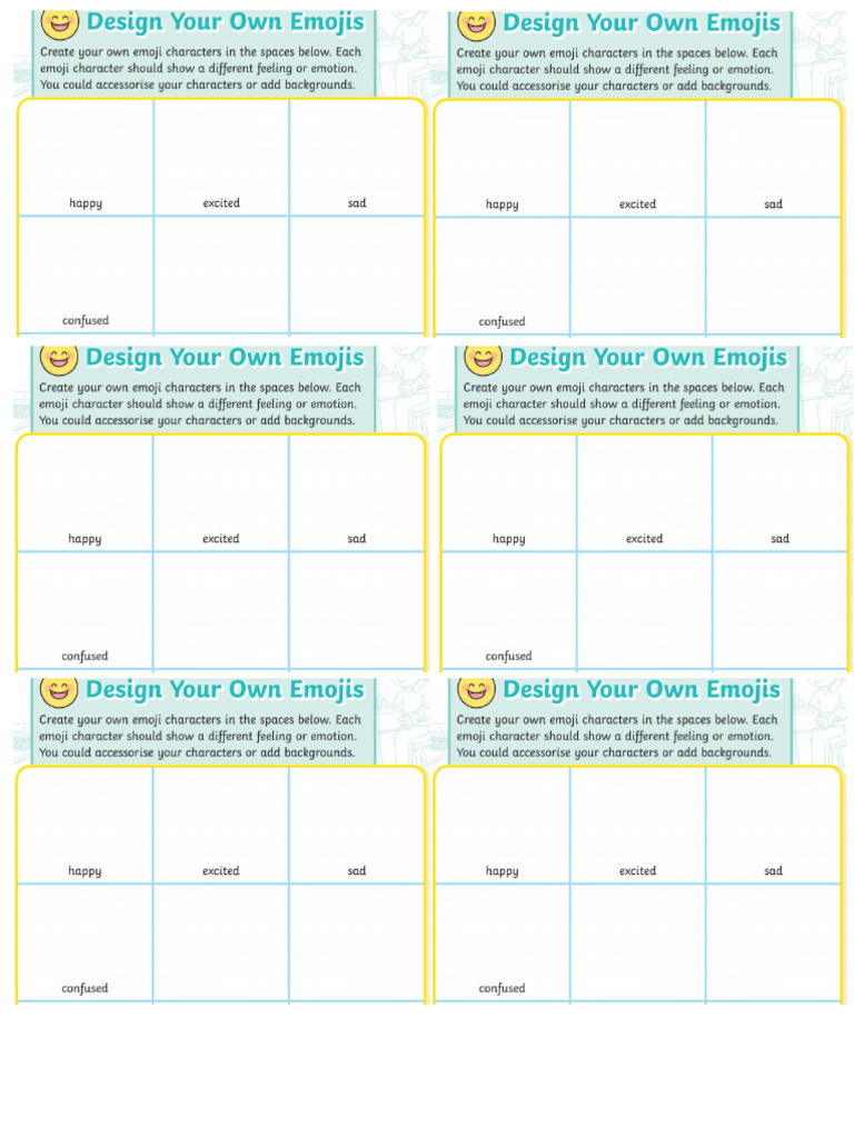 Design Your Emoji | PDF