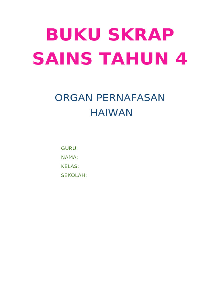 Buku Skrap Thn4 | PDF