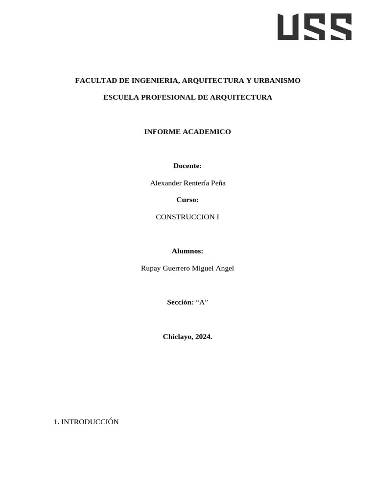 Informe de Asentado de Ladrillo | PDF | Fundación (Ingeniería) | Tecnología