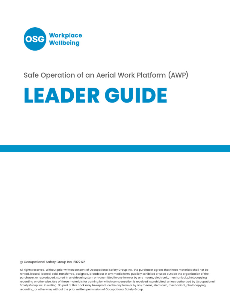 AWP Leader Guide R2 | PDF