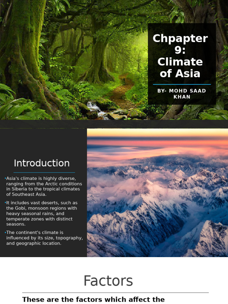 Climate of Asia | PDF