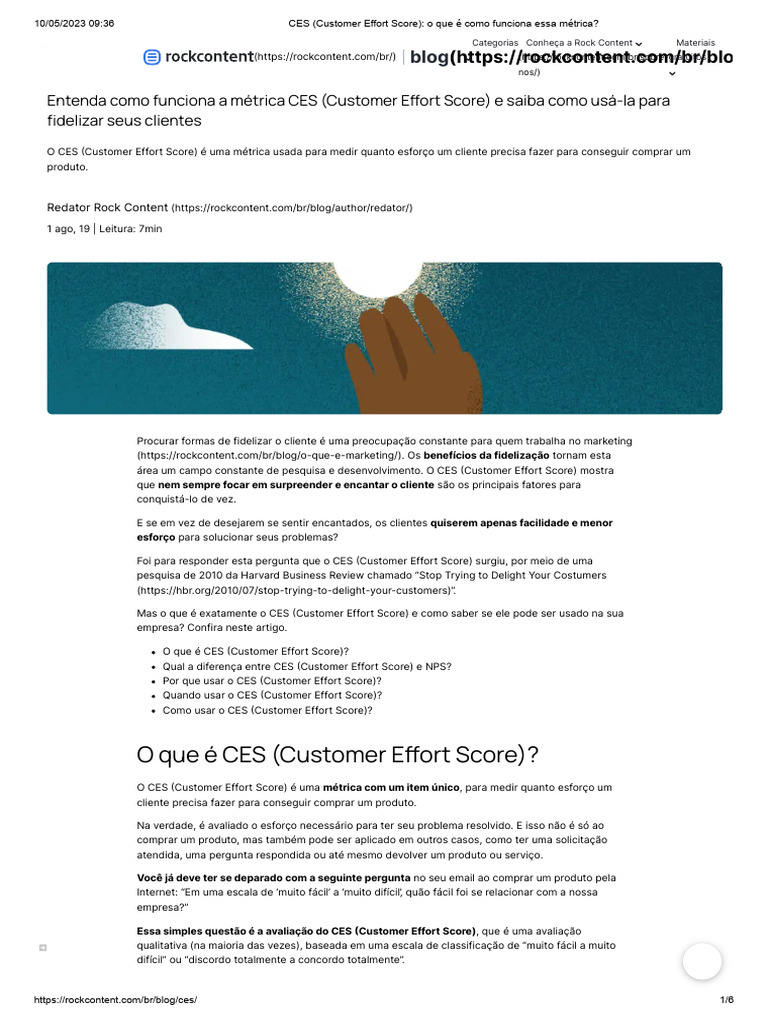 CES (Customer Effort Score) | PDF