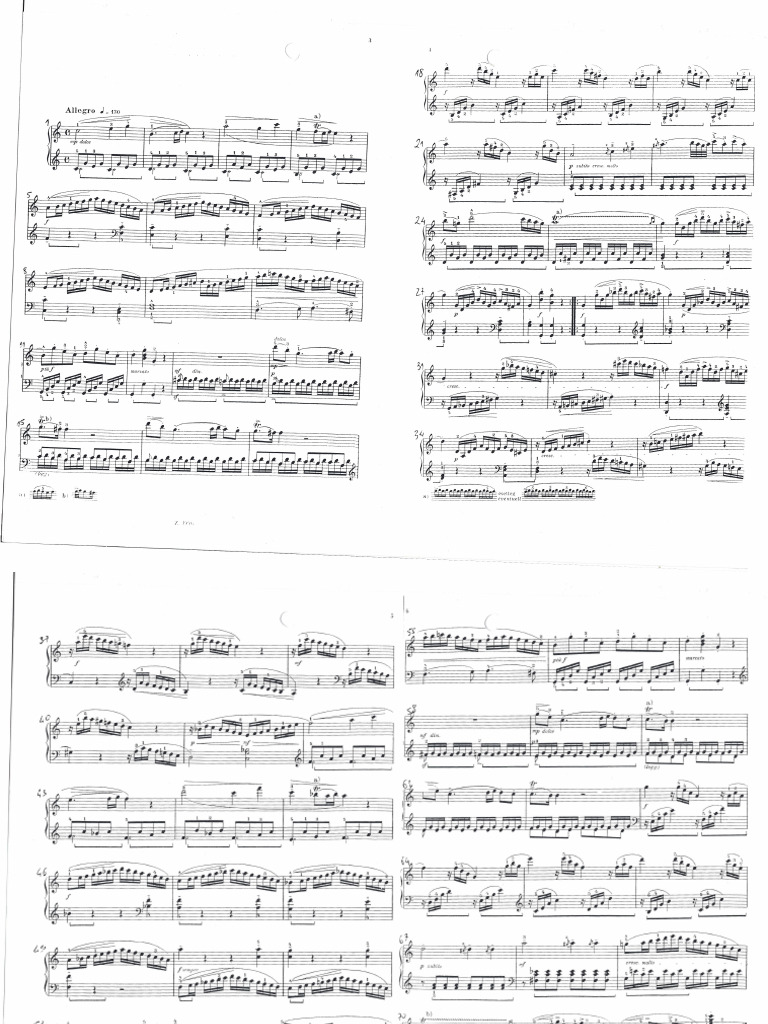 Mozart - Sonata KV 545 (1º And.) | PDF