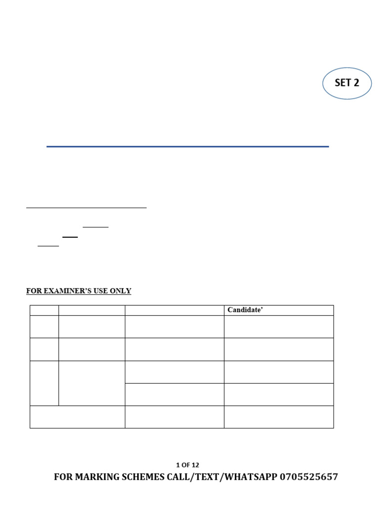 Kcse Predictor 2021 Mocks Set 2 Pdf