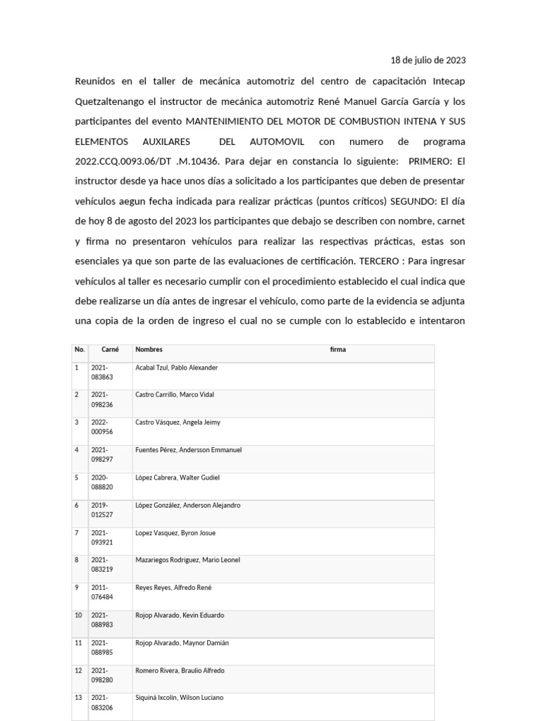 Fomato para Realizar Un Acta de Resolucion de Conflicto | PDF
