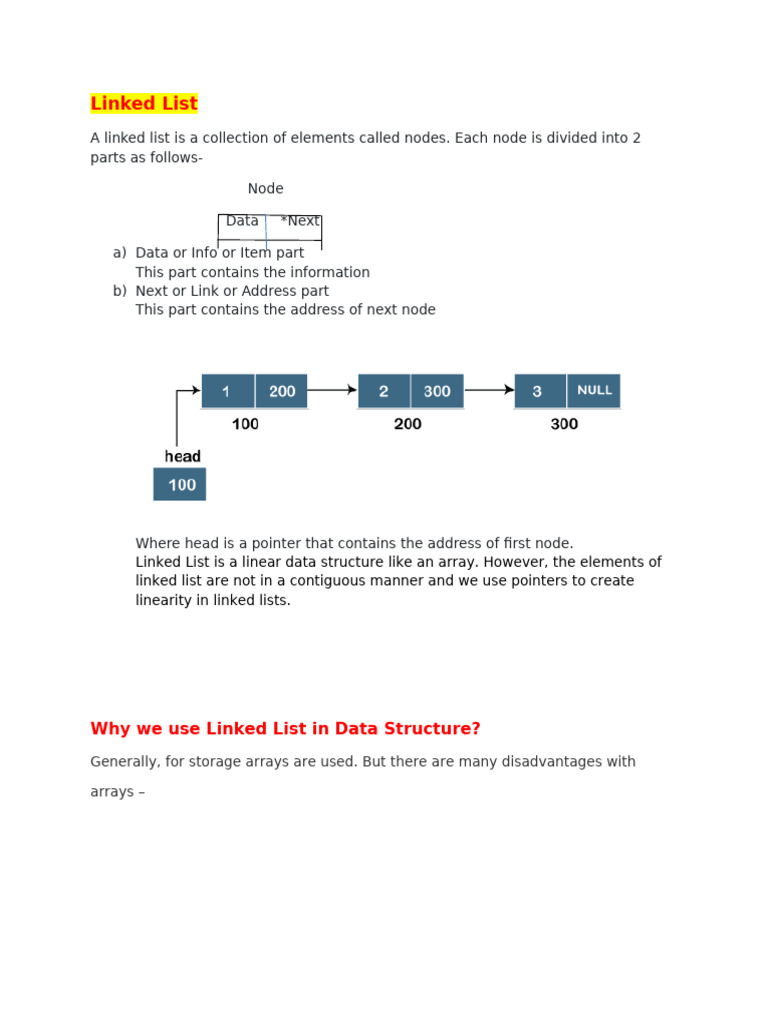 Linked List Pdf Pointer Computer Programming Computer Programming