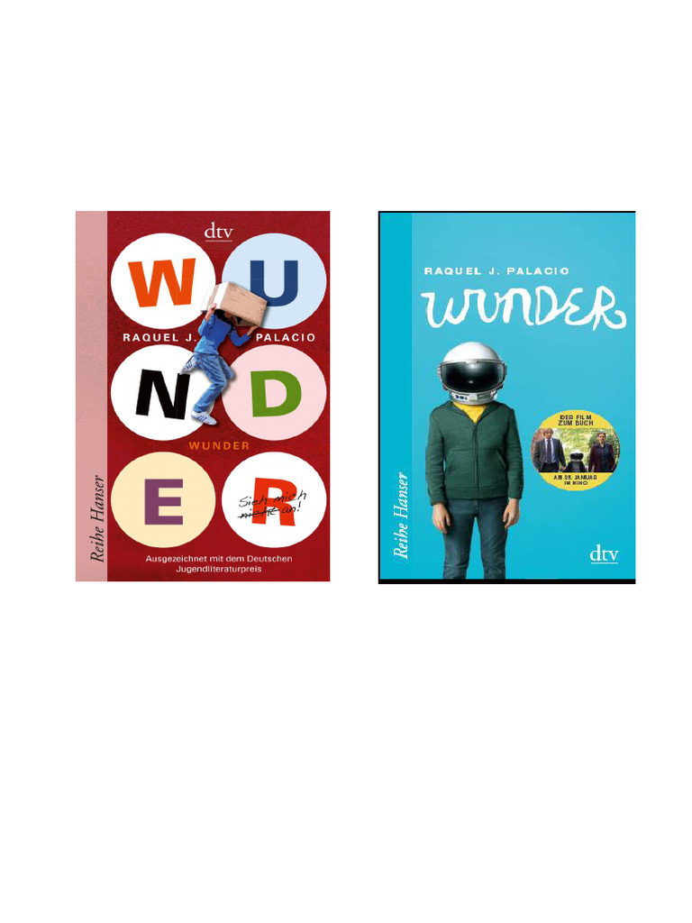 08654 Palacio Wunder Unterrichtsmodell | PDF