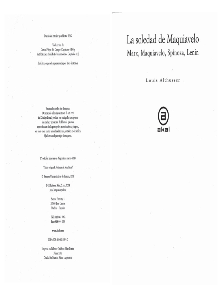 Althusser, L. 2015. Filosofía y Ciencias Humanas | PDF