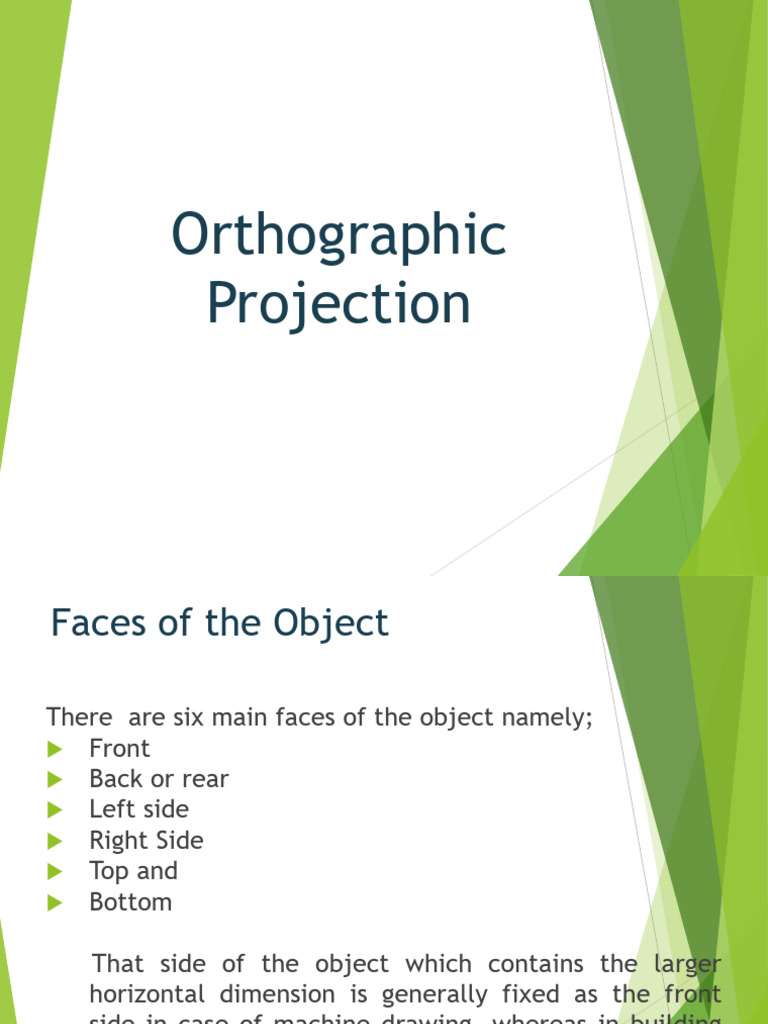 Lecture#3 Orthographic Projections | PDF | Classical Geometry | Teaching Methods & Materials