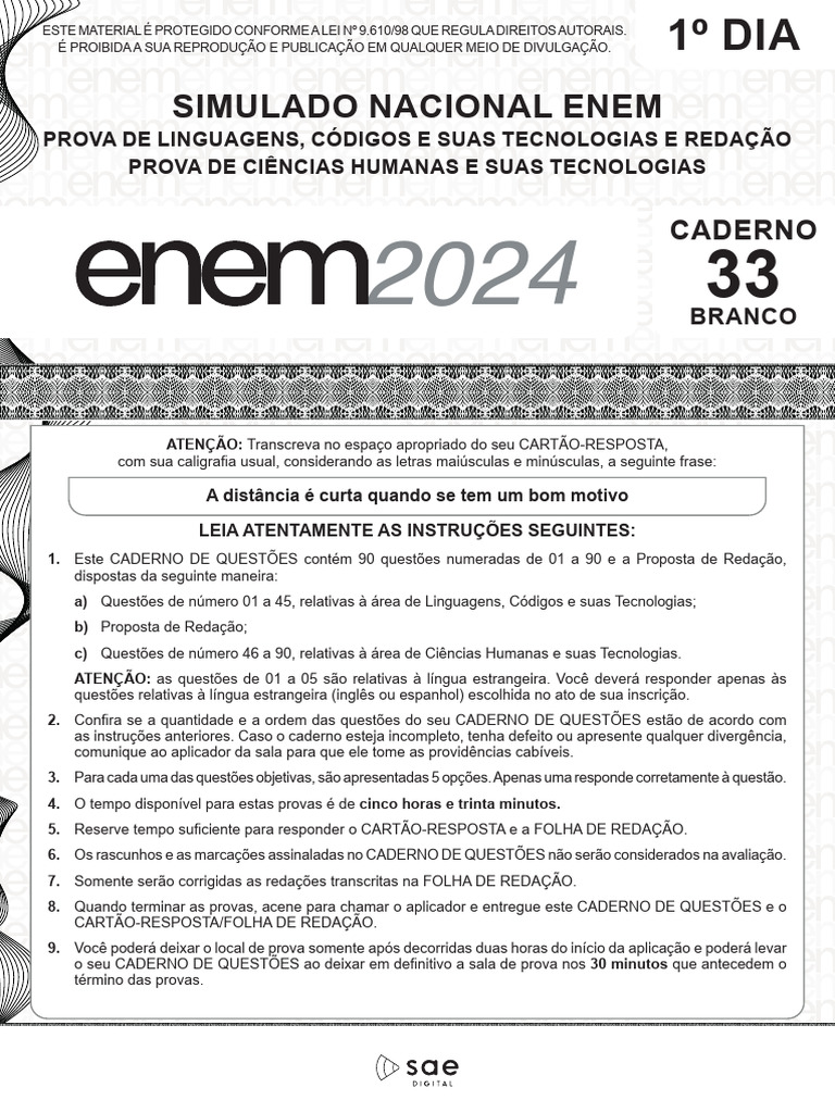 Prova Nível 4 Da 27 OBA de 2024-Compactado 2 | PDF