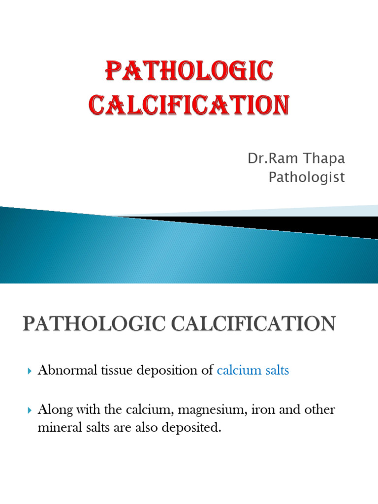 Pathologic Calcification | PDF
