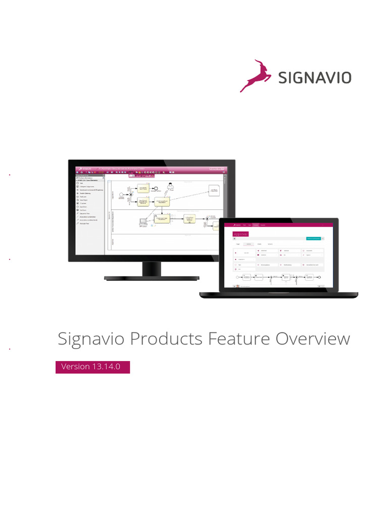 Signavio Product Feature Overview | PDF | World Wide Web | Internet & Web