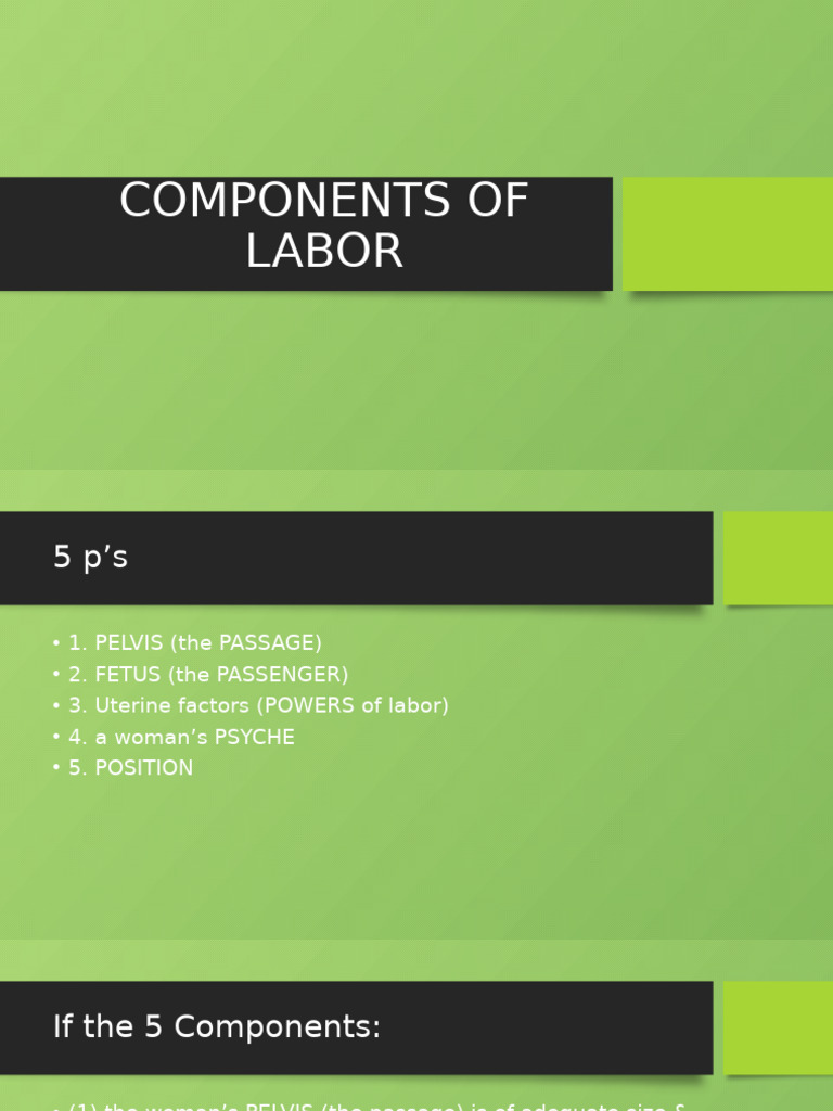 Components of Labor | PDF