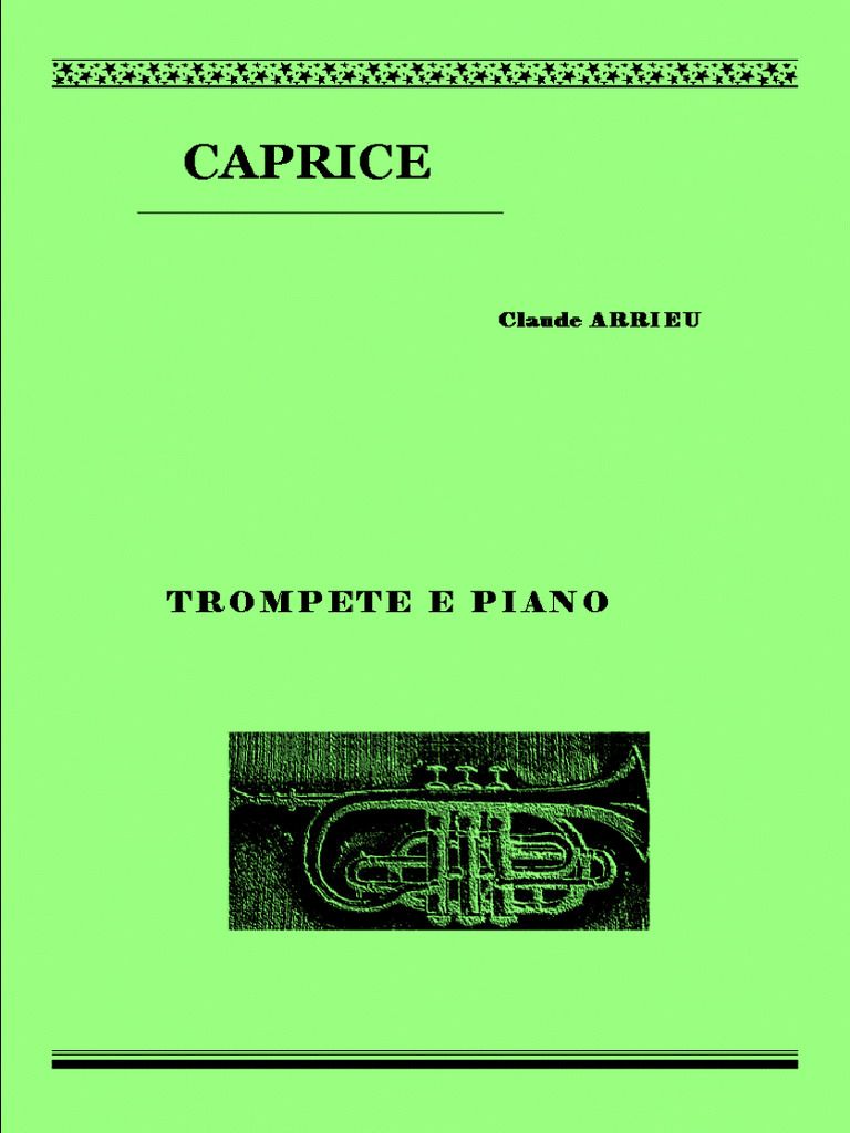Arrieu, Claude - Caprice | PDF