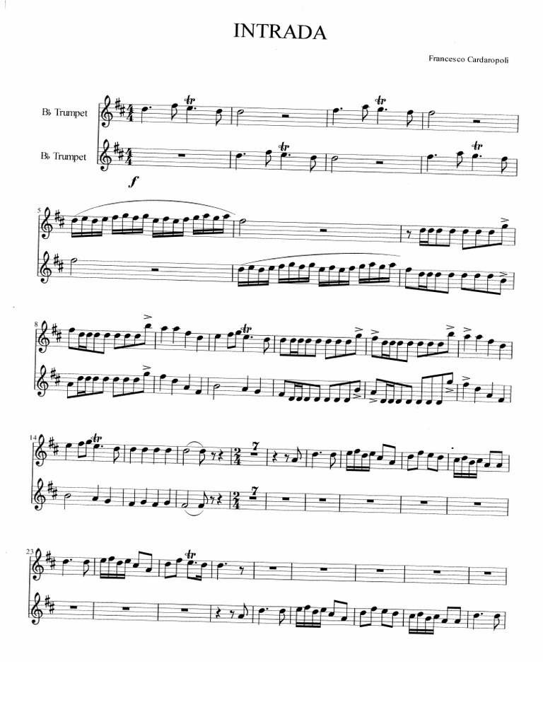 Cardaropoli - Intrada | PDF