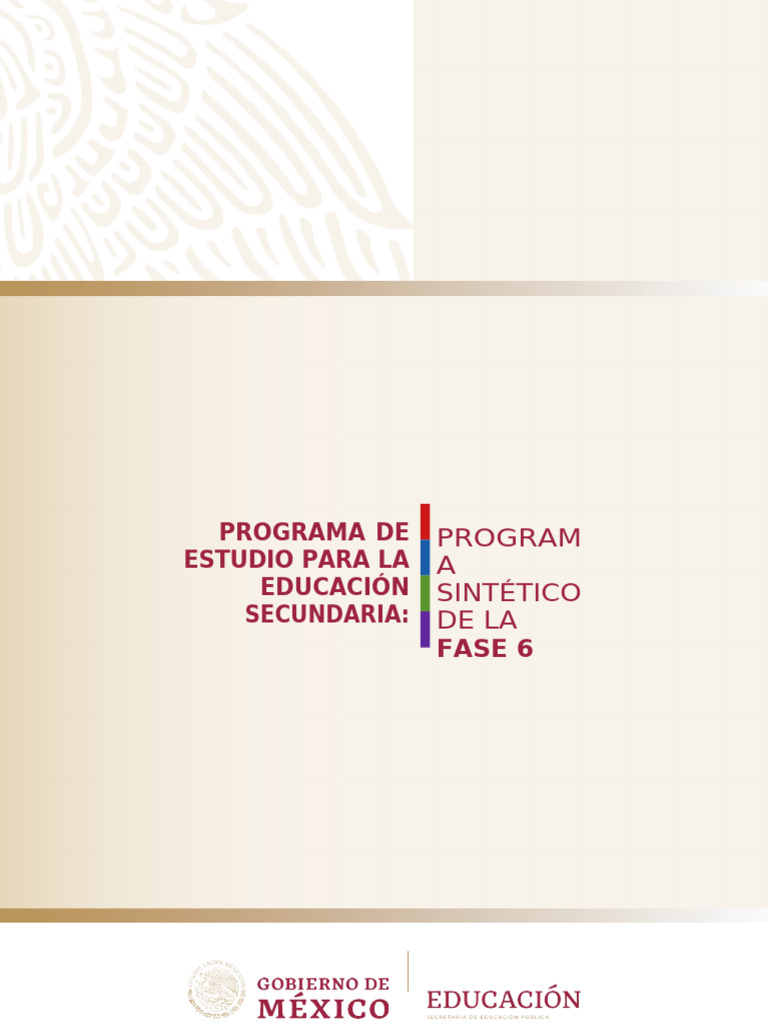 Programa Sintetico Fase 6 | PDF