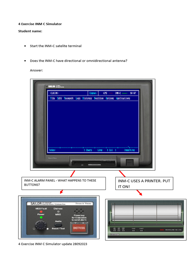 4 Exercise INM C Simulator | PDF