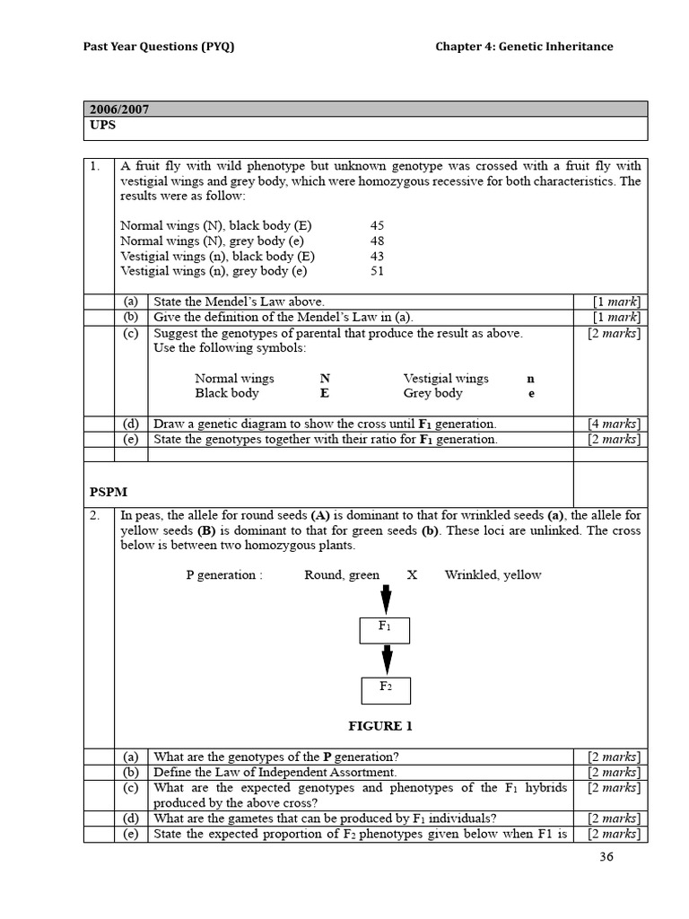 Pyq Chapter 4 (Q) | PDF