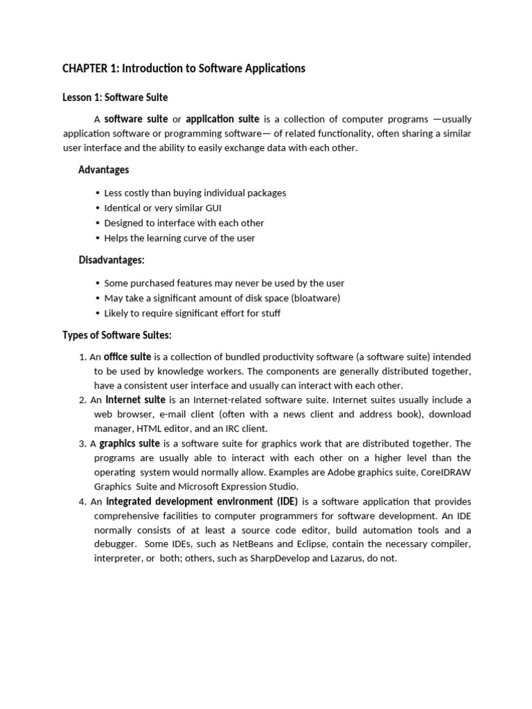 Sofapp - Chapter 1 | PDF