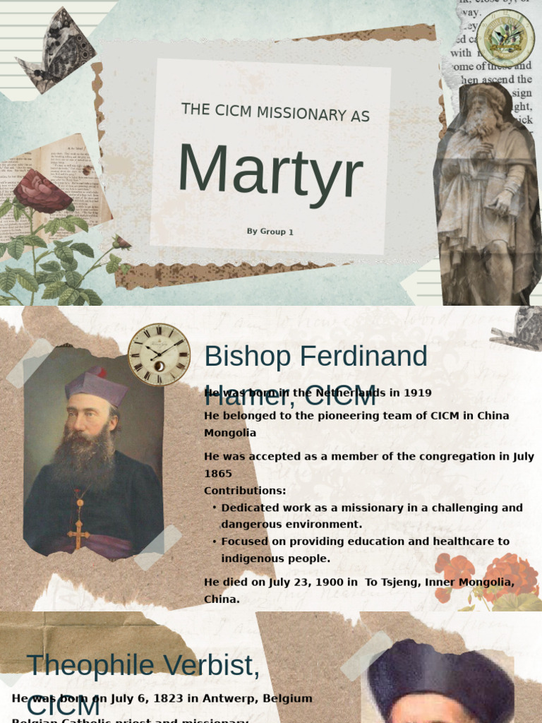 Group 1 - CICM As Martyr' S | PDF