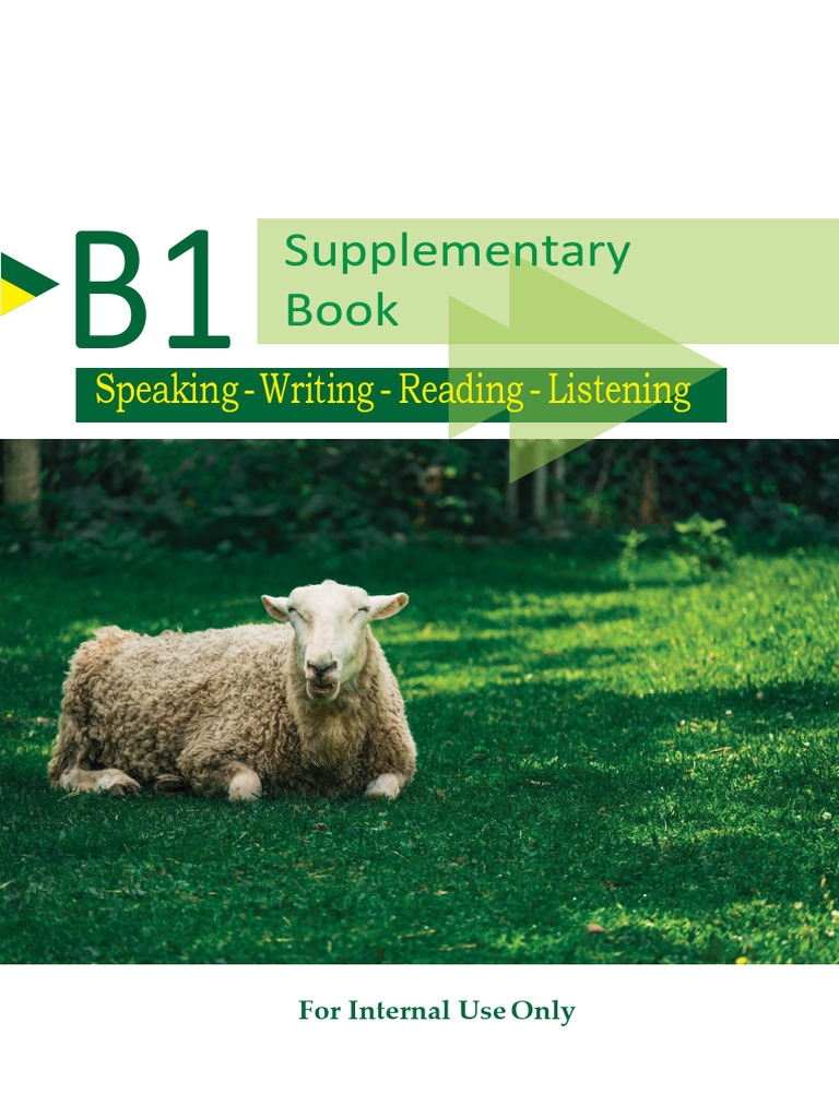 B1 Supplementary Book (Official) | PDF